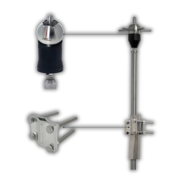 Kit IONIFLASH MACH® NG 30 µs TF + Hampe de 2 m en inox 304L + 1 collier ...